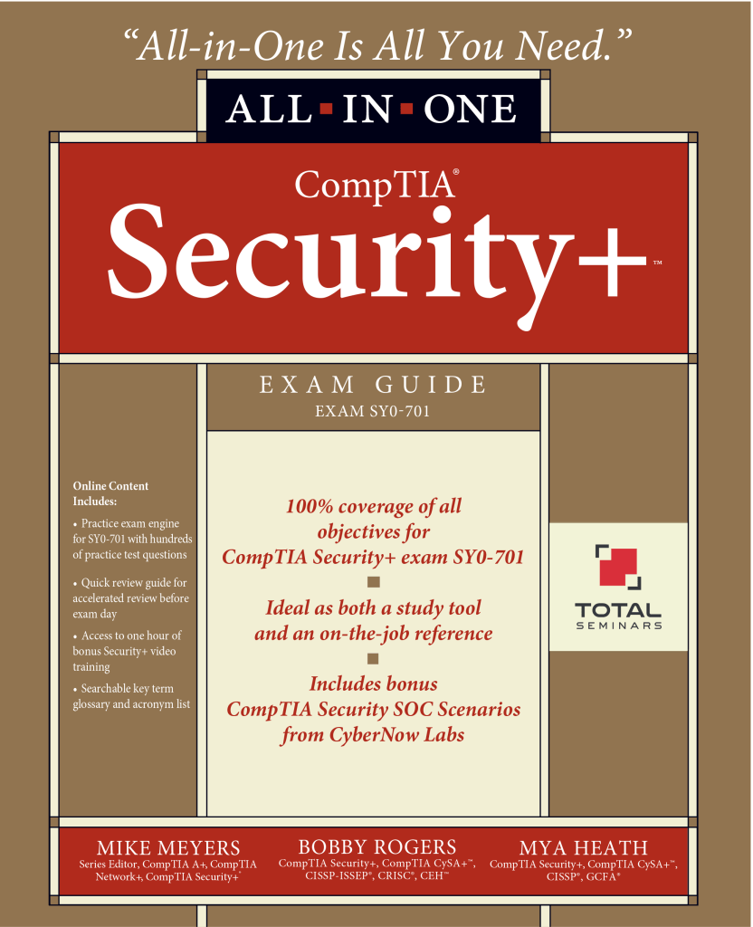 CompTIA Security+ (SY0-701), All-in-One Exam Guide - Total Seminars